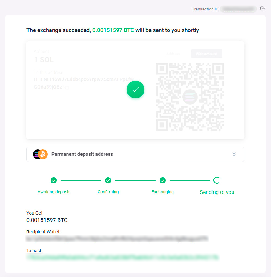 How do I create an exchange? – ChangeNOW | Help Center