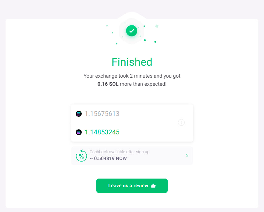 How do I create an exchange? – ChangeNOW | Help Center